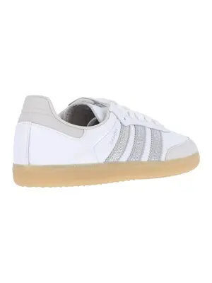 Adidas Samba Sneakers In Leather - White