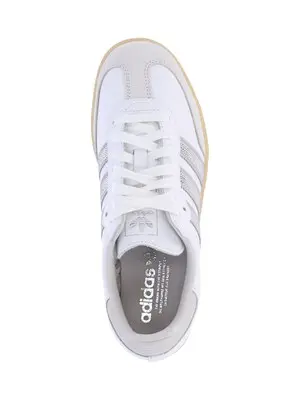 Adidas Samba Sneakers In Leather - White