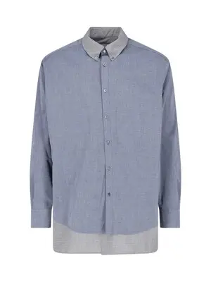 MAISON MARGIELA Layered Shirt - Blue