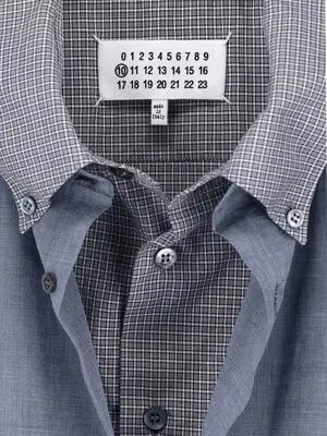 MAISON MARGIELA Layered Shirt - Blue