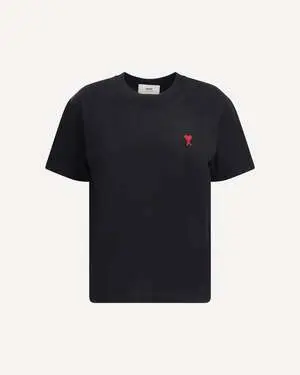 AMI Paris Logo T-hirt - Black