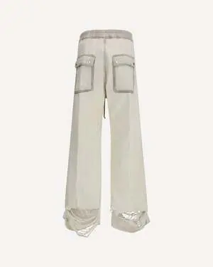 Rick Owens Wide Bela Pants In Denim