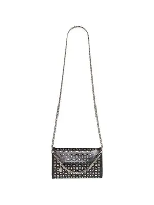 Stella McCartney Falabella Wallet With Chain In Alter Mat, Featuring S