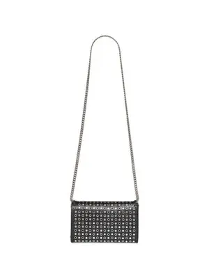 Stella McCartney Falabella Wallet With Chain In Alter Mat, Featuring S