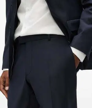 Karl Lagerfeld Slim-fit Wool-blend Pants