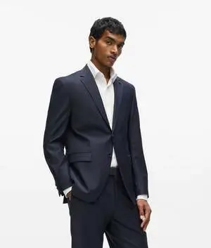 Karl Lagerfeld Slim-fit Blazer - Night Blue