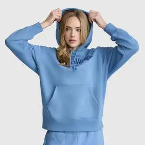 Champion Fleece Hoodie With Satin Applique
