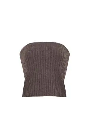 Cara Cara Rhea Tube Top - Cocoa