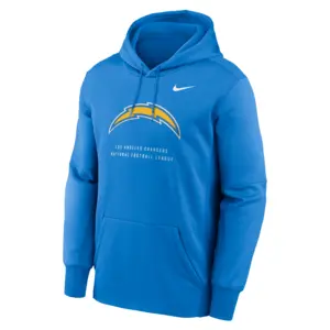 Nike Los Angeles Chargers Therma Nfl Pullover Hoodie - Blue