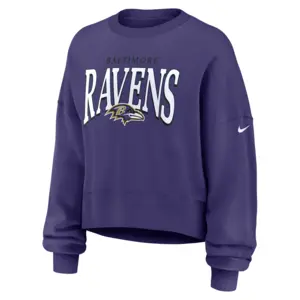 Nike Baltimore Ravens Rewind Phoenix Nfl Oversized Pullover Crew