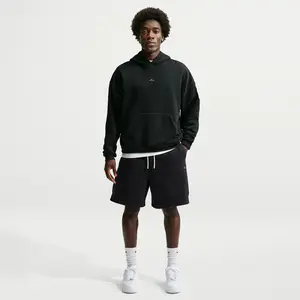 Nike Standard Issue Dri-fit French Terry Fleece 8" Basketball Shorts - Black