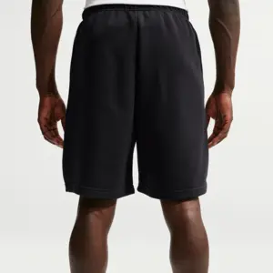 Nike Dri-fit French Terry Fleece 8" Basketball Shorts - Black