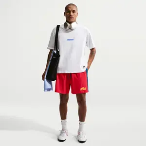 Nike Club Knit Flow Shorts - Red