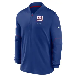 Nike New York Giants Nfl 1/2-zip Top - Blue
