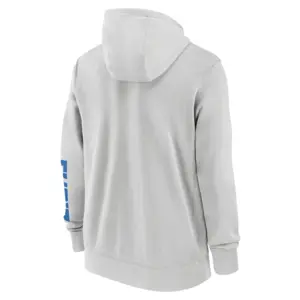 Nike Detroit Lions Club Nfl Full-zip Hoodie - Grey