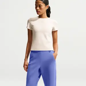 Nike 24.7 Impossiblysoft Dri-fit High-waisted Loose Flared Pants