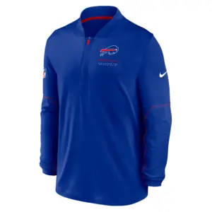 Nike Buffalo Bills Sideline Dri-fit Nfl 1/2-zip Top - Blue