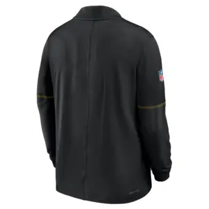 Nike Pittsburgh Steelers Nfl 1/2-zip Top - Black