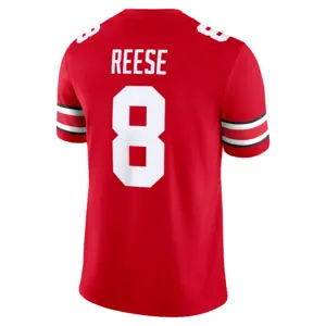 Nike Arvell Reese Ohio State Buckeyes Game Jersey - Red