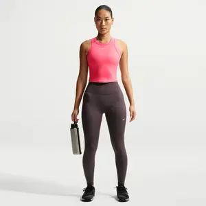Nike Fitted Dri-fit Cropped Tank Top