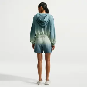 Nike Phoenix Fleece Oversized Henley Hoodie - Green