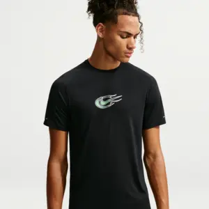 Nike Dri-fit Adv Stride Short-sleeve Running Top - Black