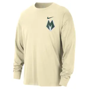 Nike Milwaukee Bucks Essential City Edition Nba Long-sleeve T-shirt - Brown