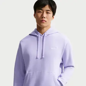 Nike Sportswear Club Fleece Pullover Hoodie - Purple