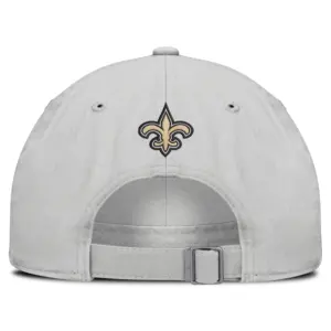 Nike New Orleans Saints Primetime Club Arched Adjustable Hat - Grey