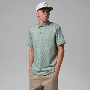 JORDAN Sport Printed Golf Polo - Green