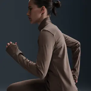 Nike One Dri-fit Full-zip Mid Layer