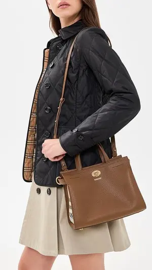 Burberry Mini Cotswolds Check Satchel