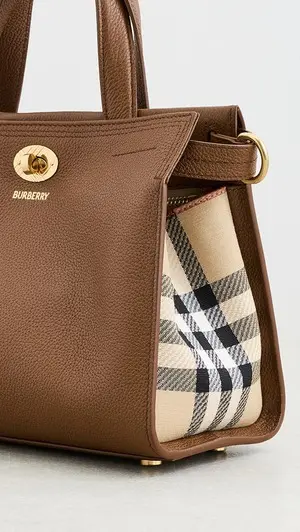 Burberry Mini Cotswolds Check Satchel
