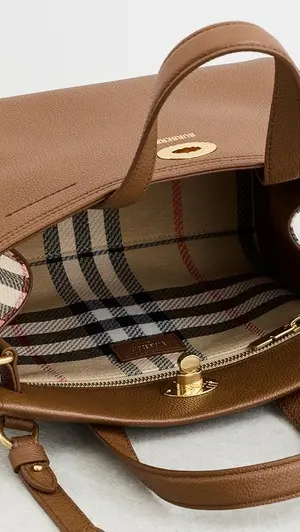 Burberry Mini Cotswolds Check Satchel