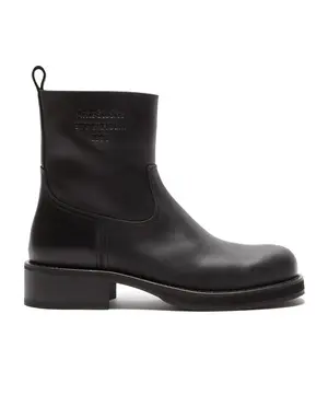 Acne Studios Leather Waxed Boots