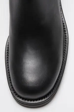 Acne Studios Leather Waxed Boots