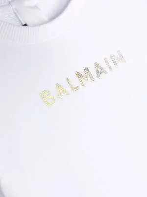 Balmain Logo-print Cotton Sweatshirt
