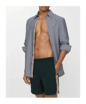 Burberry Check Trim Swim Shorts