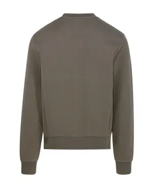 Moncler Flocked Logo Crewneck Sweatshirt