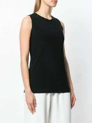 Norma Kamali Sleeveless Crewneck Tank