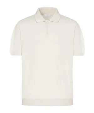 Malo Three-button Knit Polo Shirt