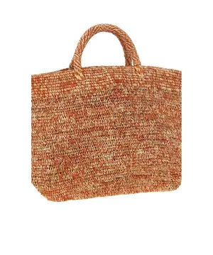 IBELIV Vanilla Raffia Tote Bag