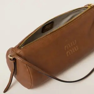 Miu Miu Napa Leather Shoulder Bag