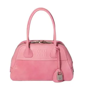 Miu Miu Vivant Nappa Leather Bag - Pink Begonia