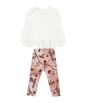 Monnalisa Maxitee And Jessie Leggings