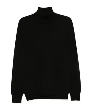 DRUMOHR Turtleneck Wool Sweater - Black