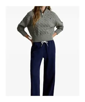 Polo Ralph Lauren Cable-knit Quarter-zip Sweater