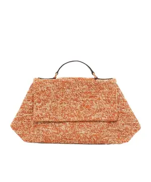 IBELIV Lahady Raffia Tote Bag - Brown