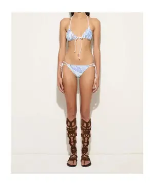 Emilio Pucci Printed Triangle Bikini Top