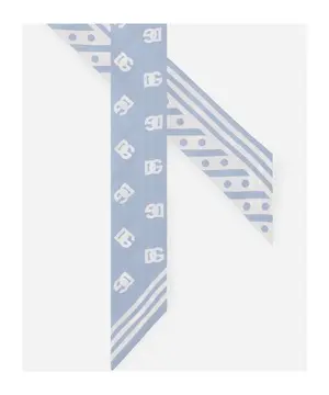 Dolce & Gabbana Dolce Gabbana All-over Logo Printed Scarf